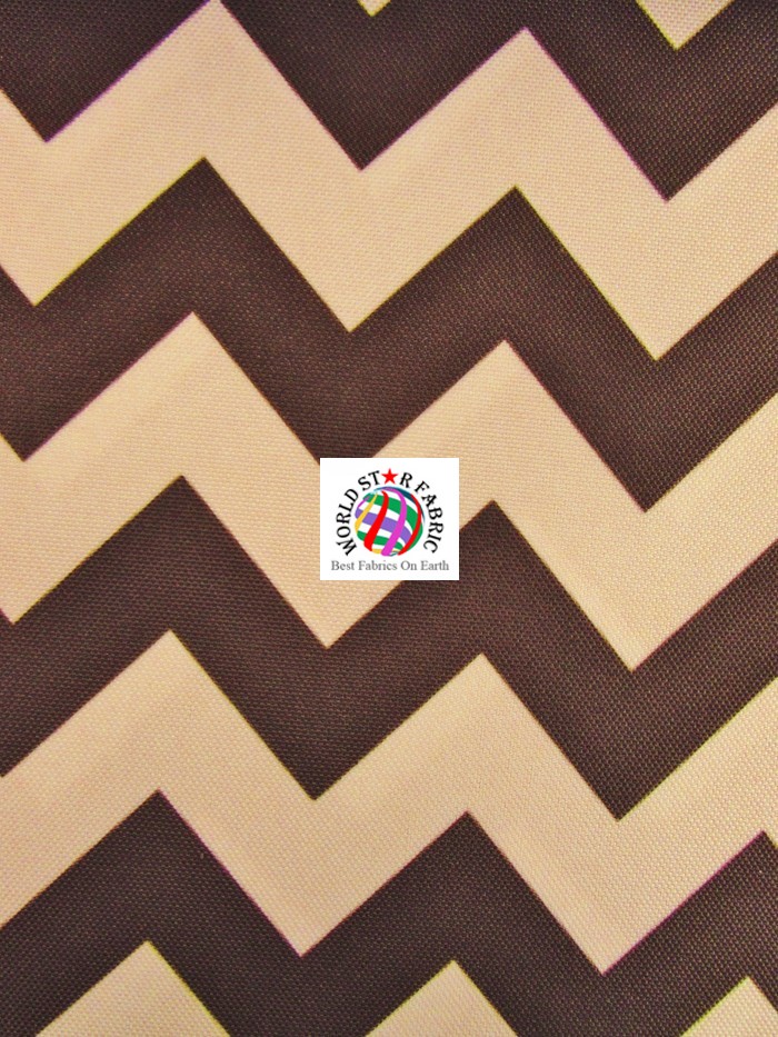 Chevron Waterproof Canvas Outdoor Fabric | World Star Fabric