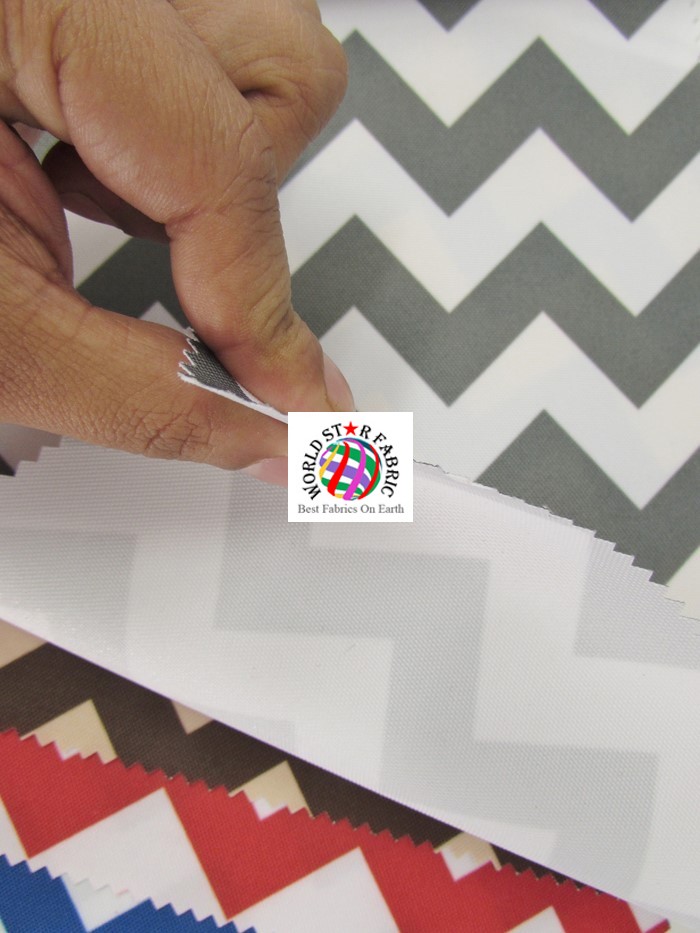Amazing Chevron Waterproof Canvas Outdoor Fabric | World Star Fabric